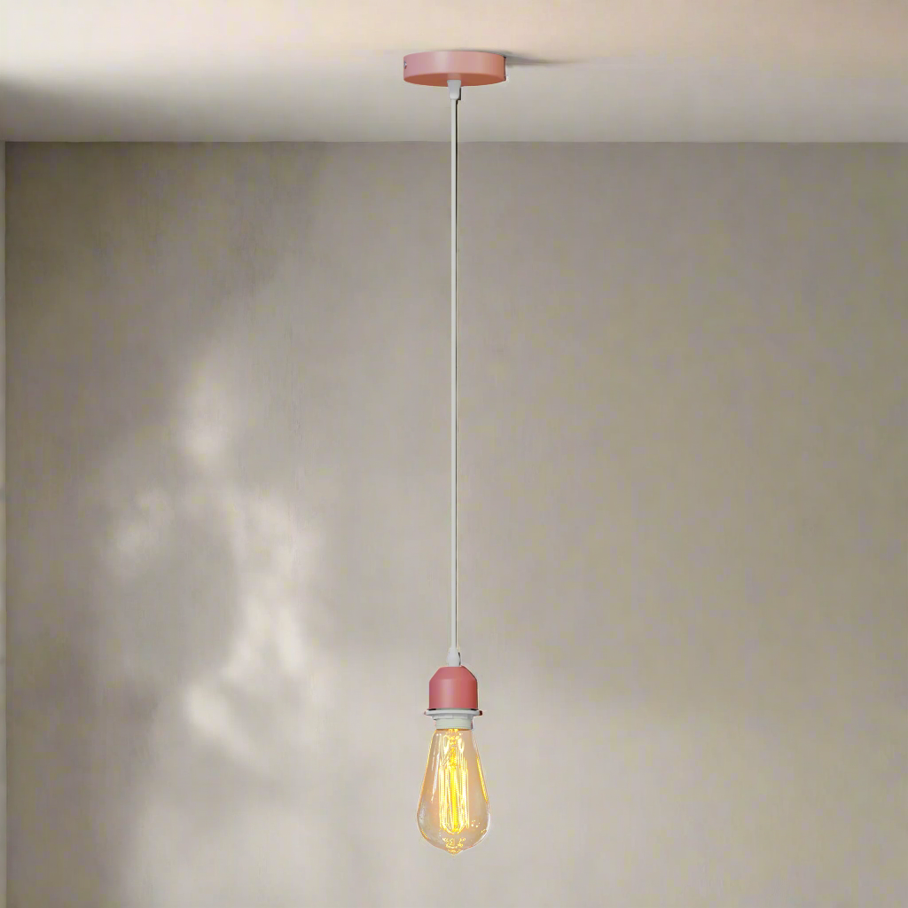Vintage Pendant Light Holder | E27 Base | Adjustable Cable ~4225 ...