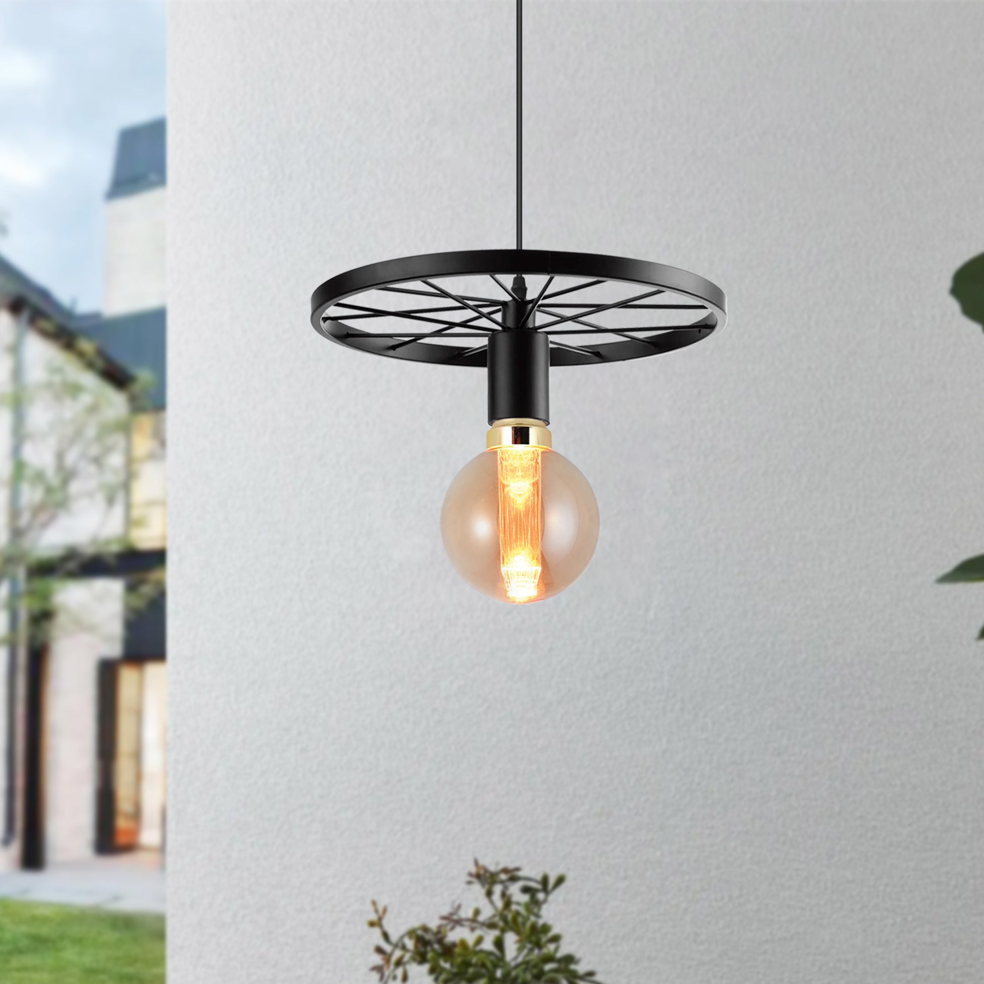 3 Wheels Pendant light Industrial Chandelier lighting pendant Lighting ...