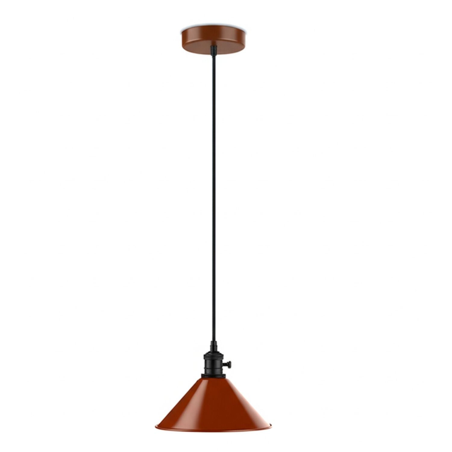 Brown Ceiling Pendant Light E27 Base 21cm Shade – LEDSone UK Ltd