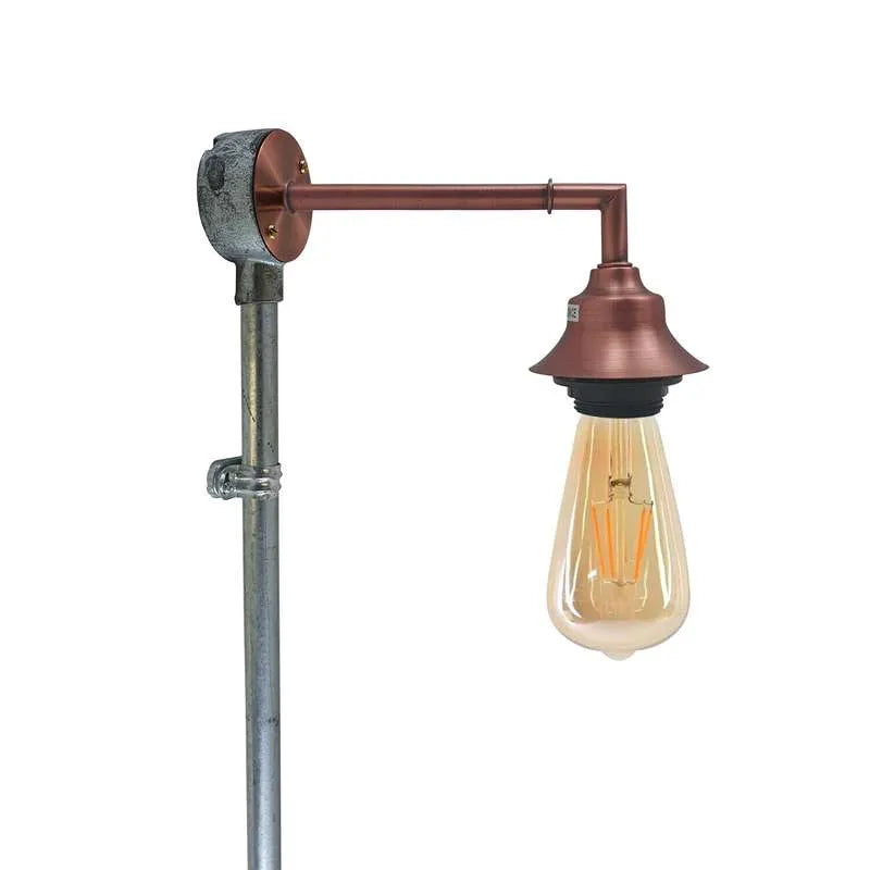 Galvanized E27 conduit Wall Lamp | Ledsone.co.uk – LEDSone UK Ltd