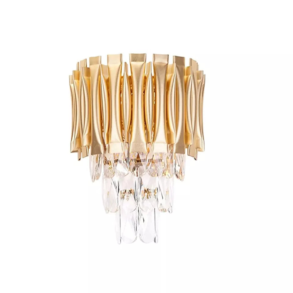 Crystal Chandelier Gold K9 Ceiling Light LED Modern Luxury Ceiling Pen ...
