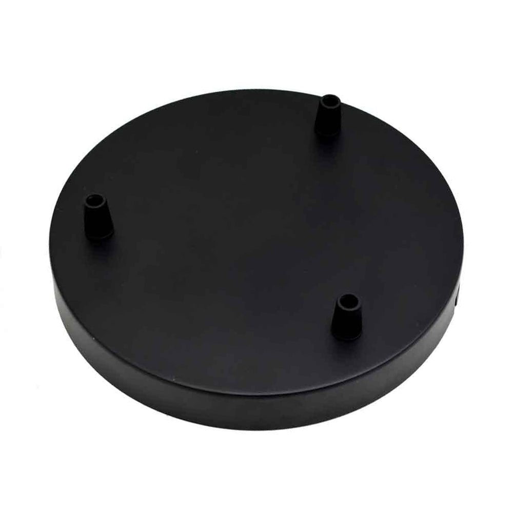 Multi-outlet ceiling rose, 3-way outlet Black – LEDSone UK Ltd