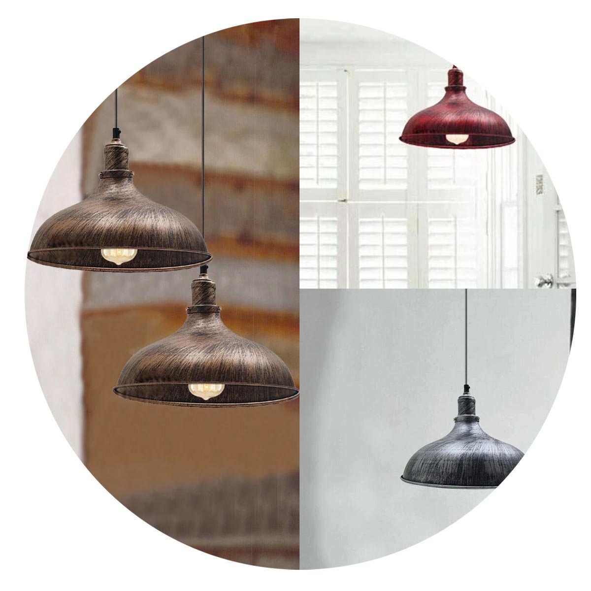 Industrial Retro Ceiling Pendant Light – LEDSone UK Ltd