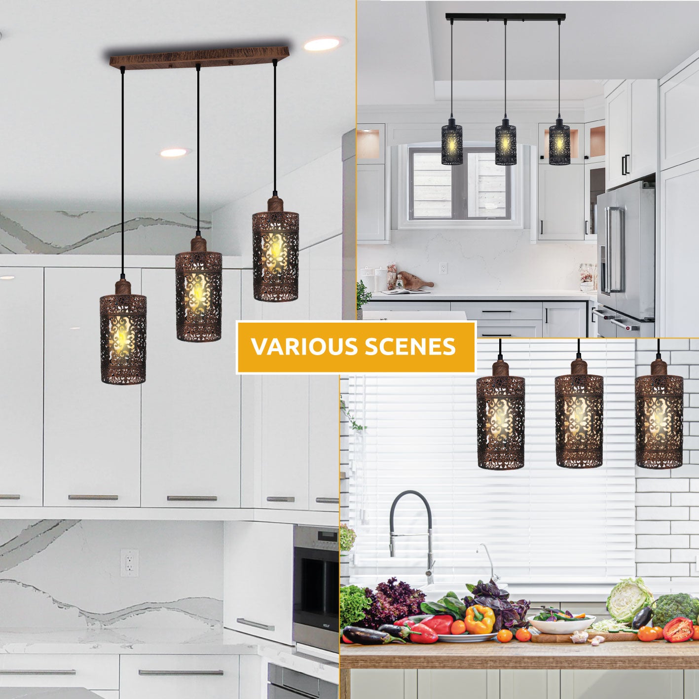 Buy Kitchen Table Light Fixtures 3 way light – LEDSone UK Ltd